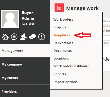Creating a Work Order Template