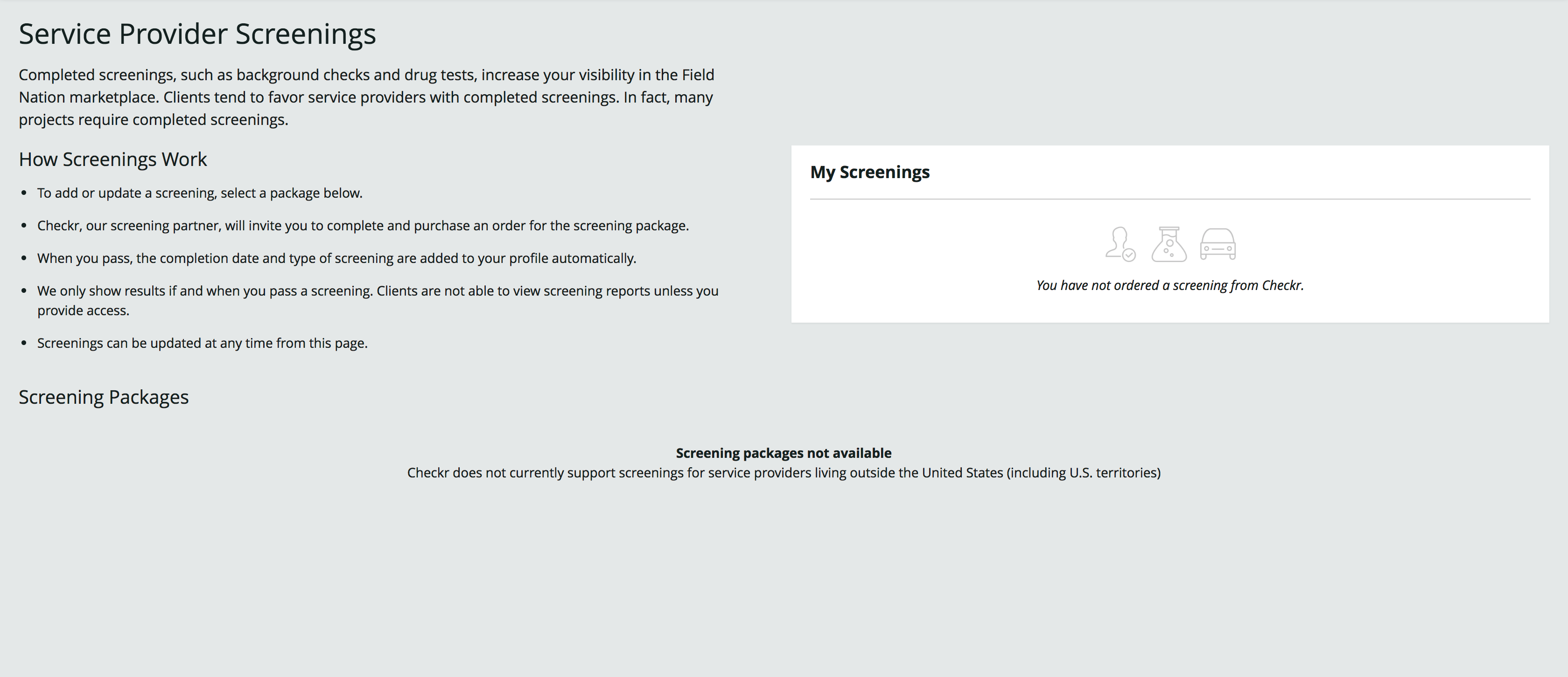Completing a Background Check and Drug Test