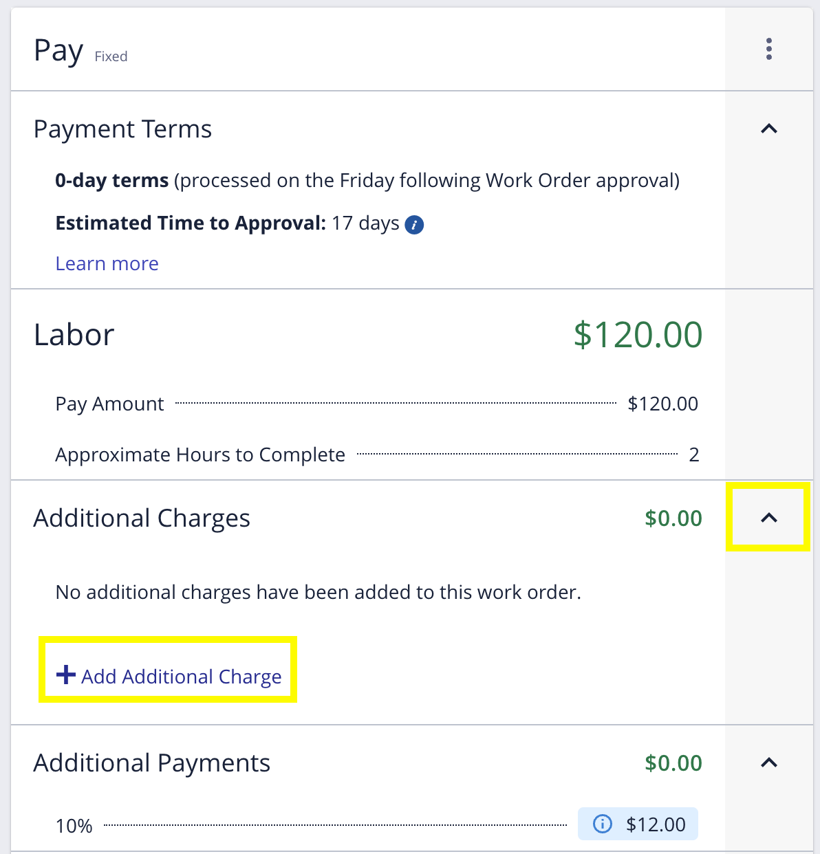 How To Add An Additional Charge On A Work Order (Web/App)